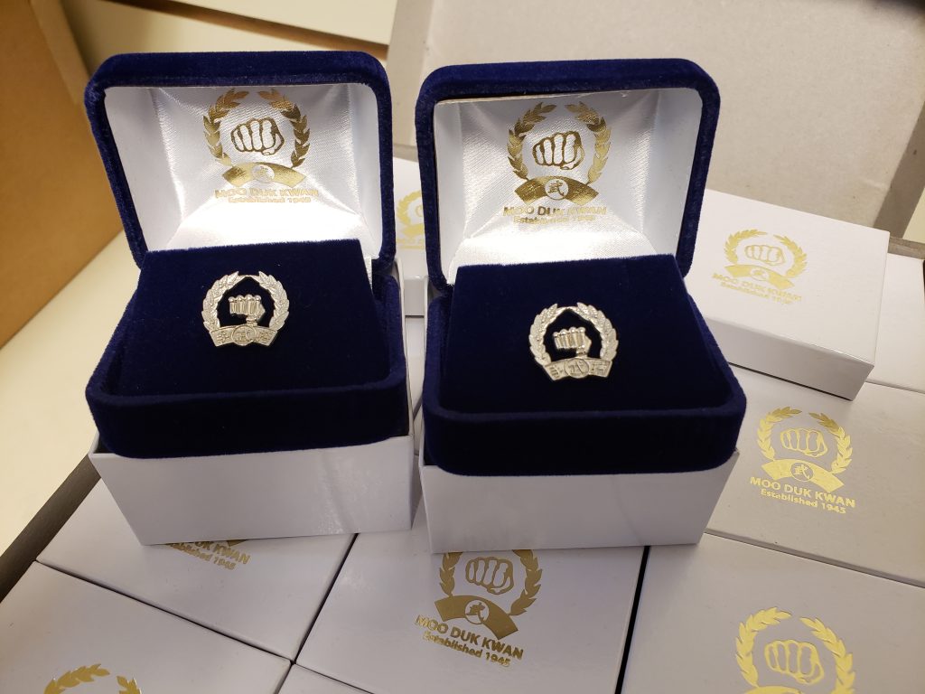 Official Solid Silver Moo Duk Kwan® Pin - Mall